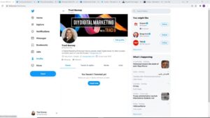 Twitter Header Template Free PSD